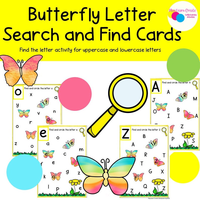 Butterfly Themed Lesson, Preschool Literacy, Preschool Letters ...