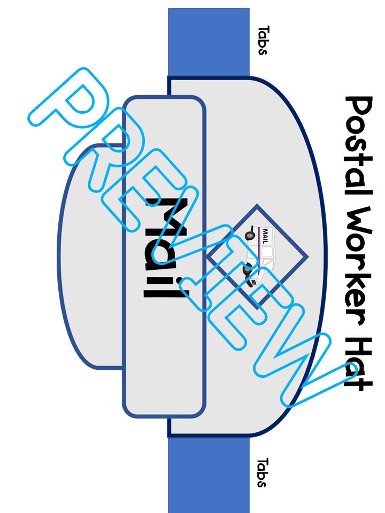 Post Office Dramatic Play Set, Printable Play, Pretend Play Kit ...