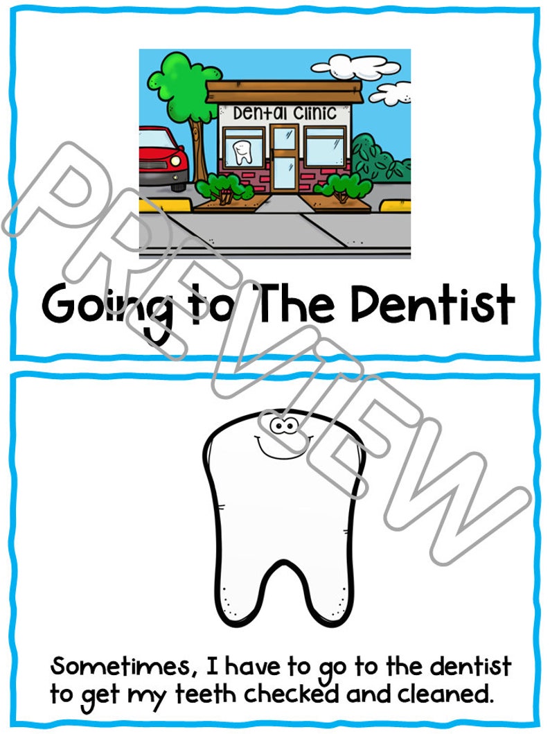 Going to the Dentist Printable Social Skills Story, First Dentist Visit ...
