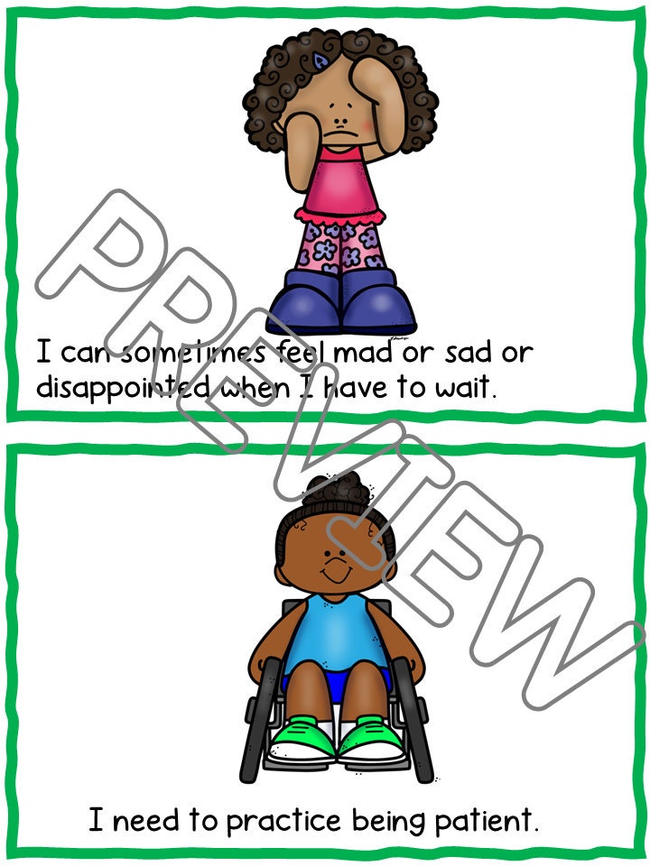 Waiting Social Skills Story, Patience Social Skills Story, Patience ...