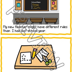 New School Year Social Skills Story, New Grade, New Classroom, New ...