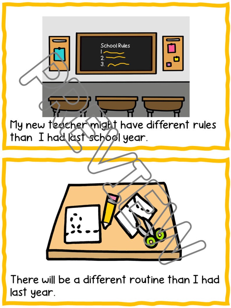 New School Year Social Skills Story, New Grade, New Classroom, New ...