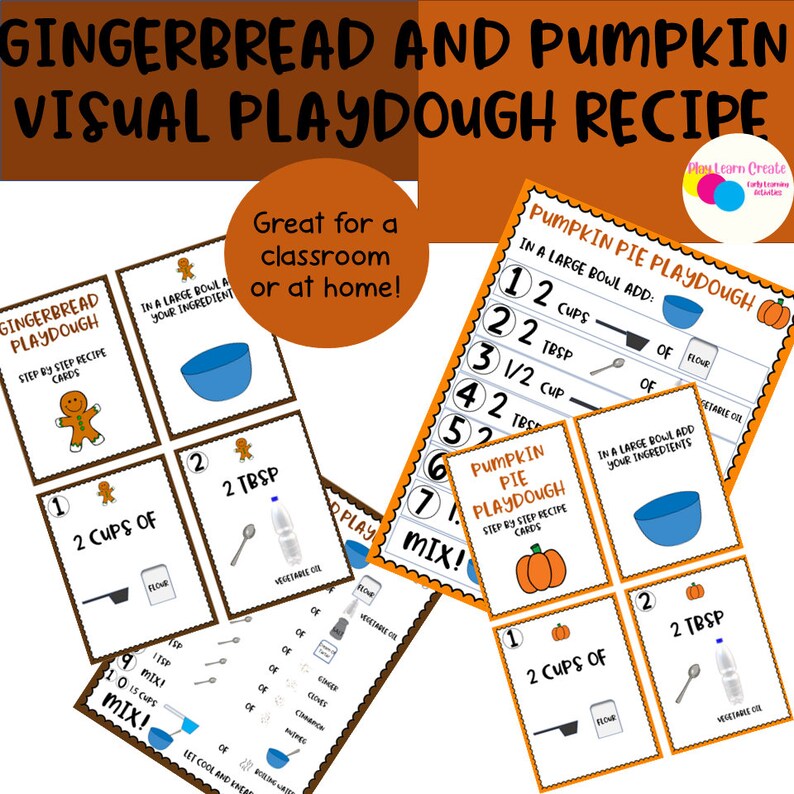 Gingerbread Learning Bundle for Preschool Prek and Kindergarten ...