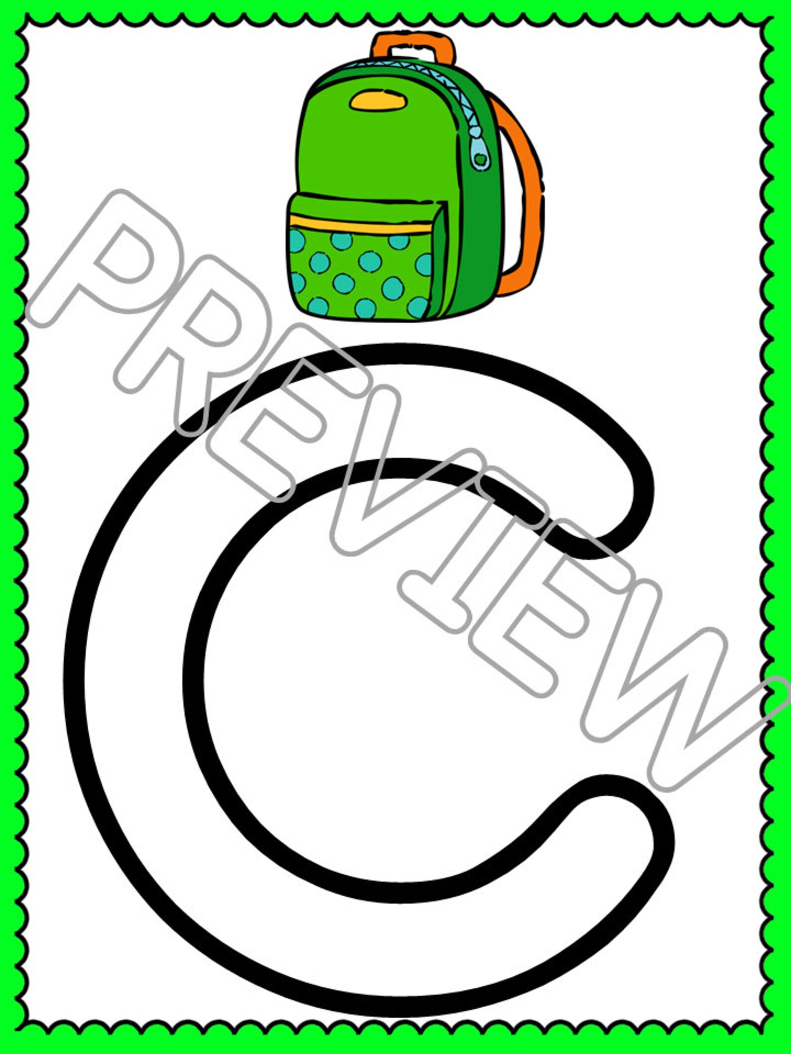 Back to School Playdough Mats, School Supply Theme, Alphabet Playdough ...