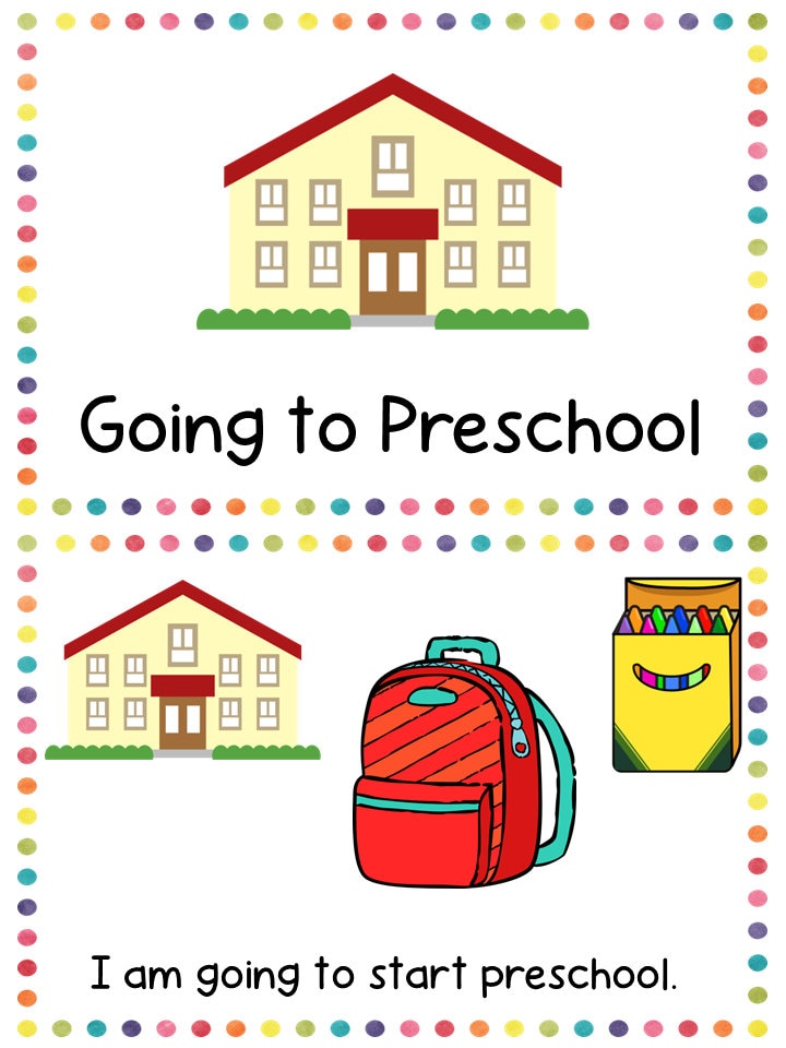 Starting Preschool Social Skills Story, Going to Preschool, First Day ...