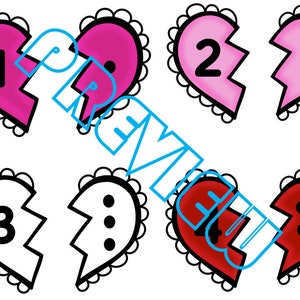 Heart Letter Matching Game, Printable Valentine's Day Game, Uppercase ...