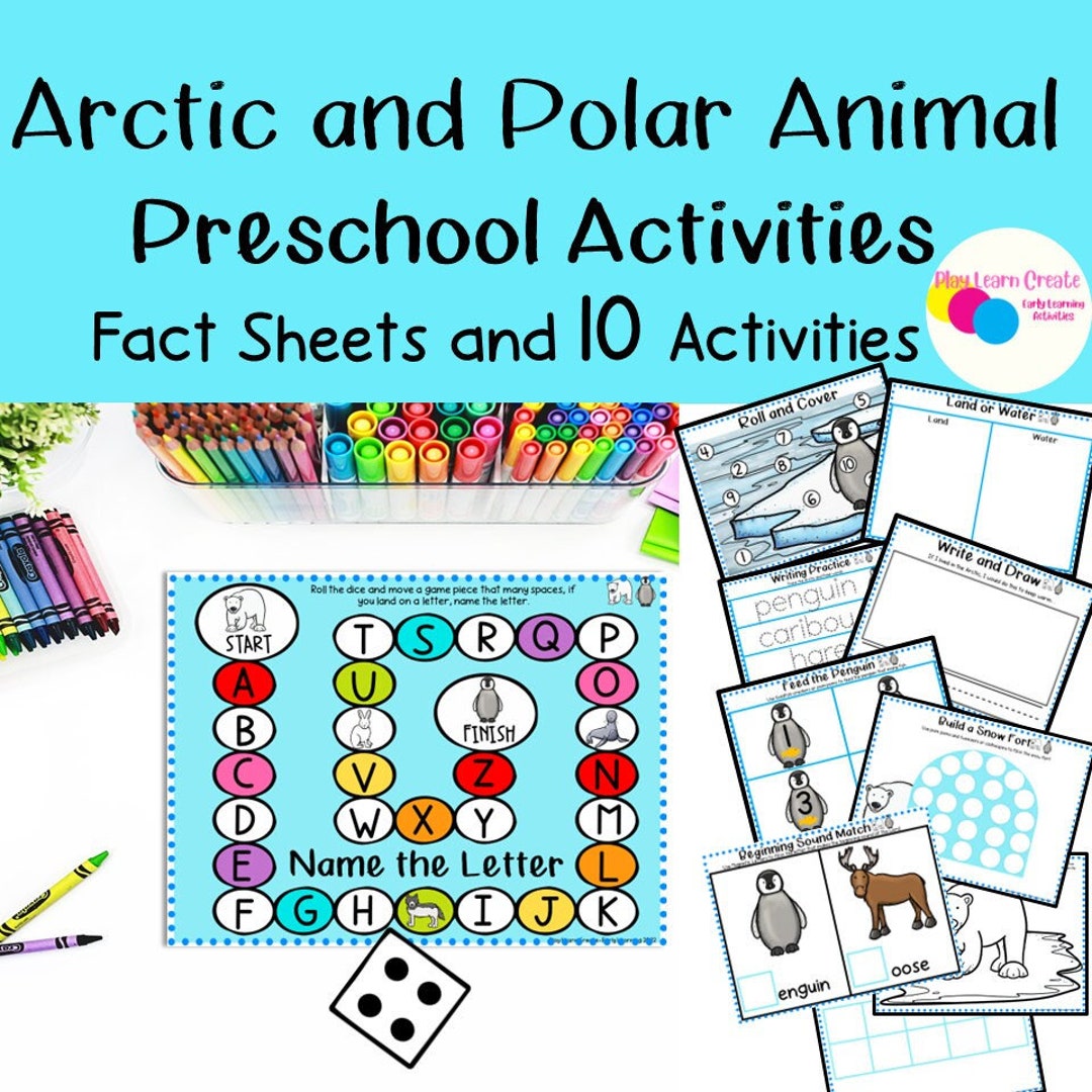 Arctic Preschool Lesson, Polar Animal Preschool Lesson, Preschool ...
