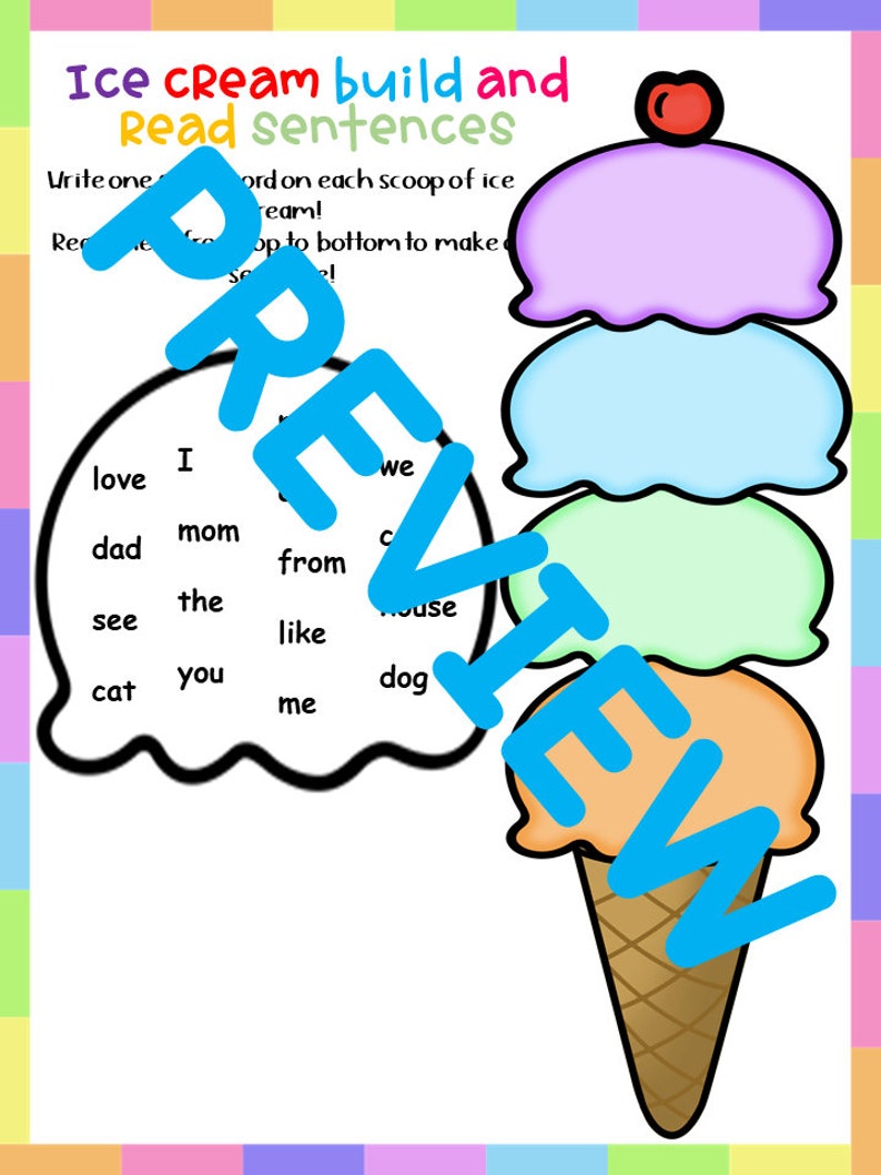 Sight Word Activity for Prek, Kindergarten and 1st Grade. Read and ...