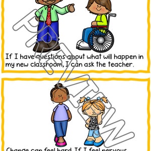 New School Year Social Skills Story, New Grade, New Classroom, New ...