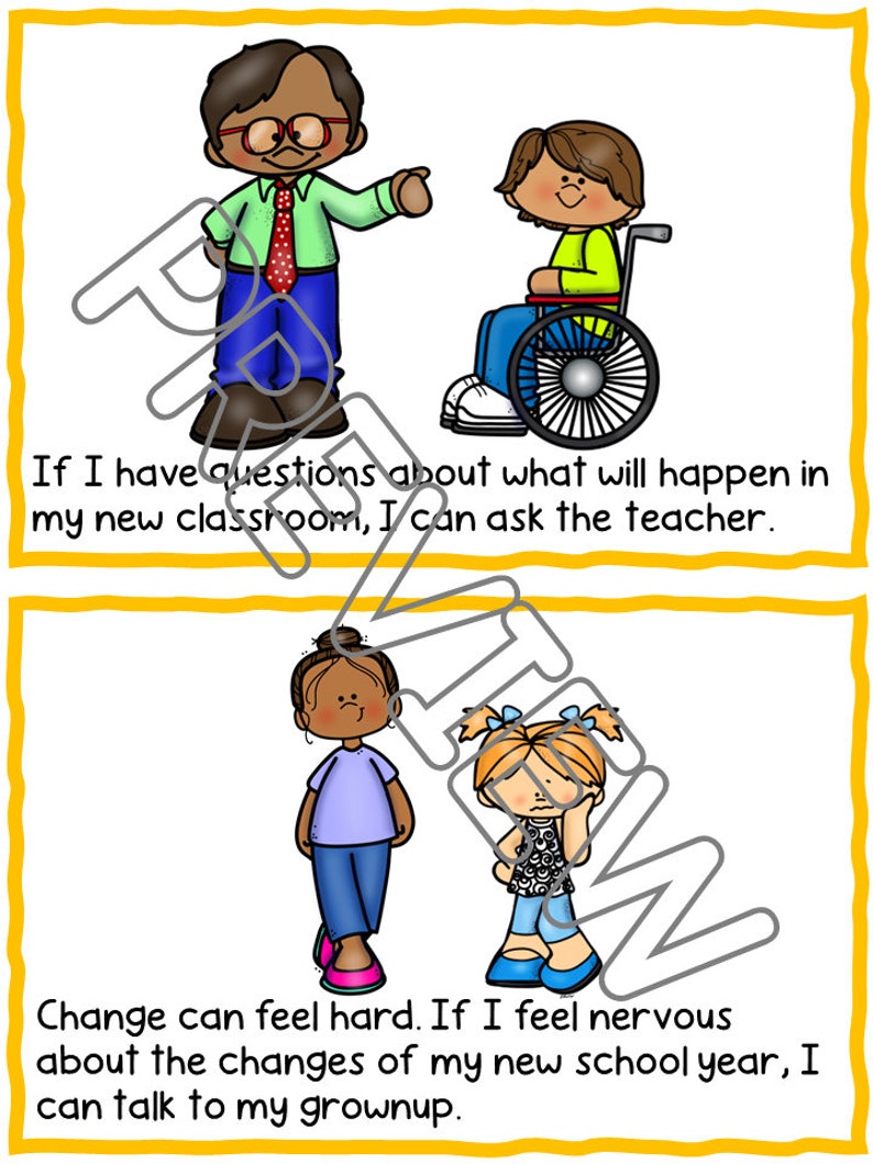 New School Year Social Skills Story, New Grade, New Classroom, New ...