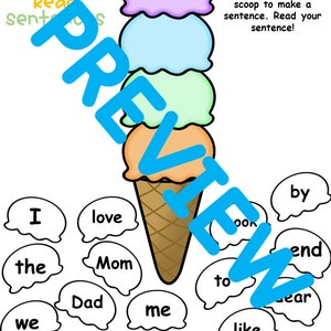 Sight Word Activity for Prek, Kindergarten and 1st Grade. Read and ...