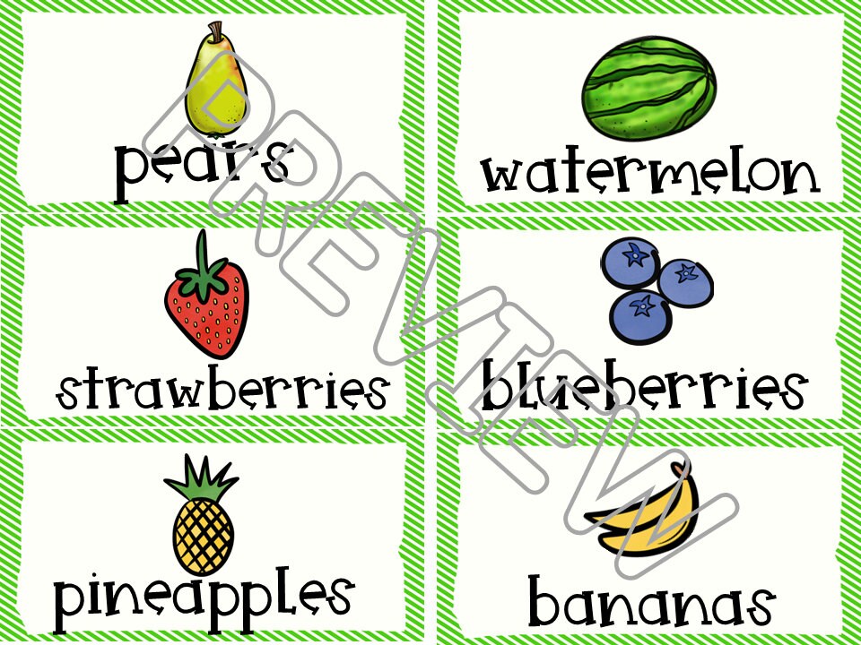 Dramatic Play Set, Pretend Play Set, Fruit Stand or Farmer's Market ...