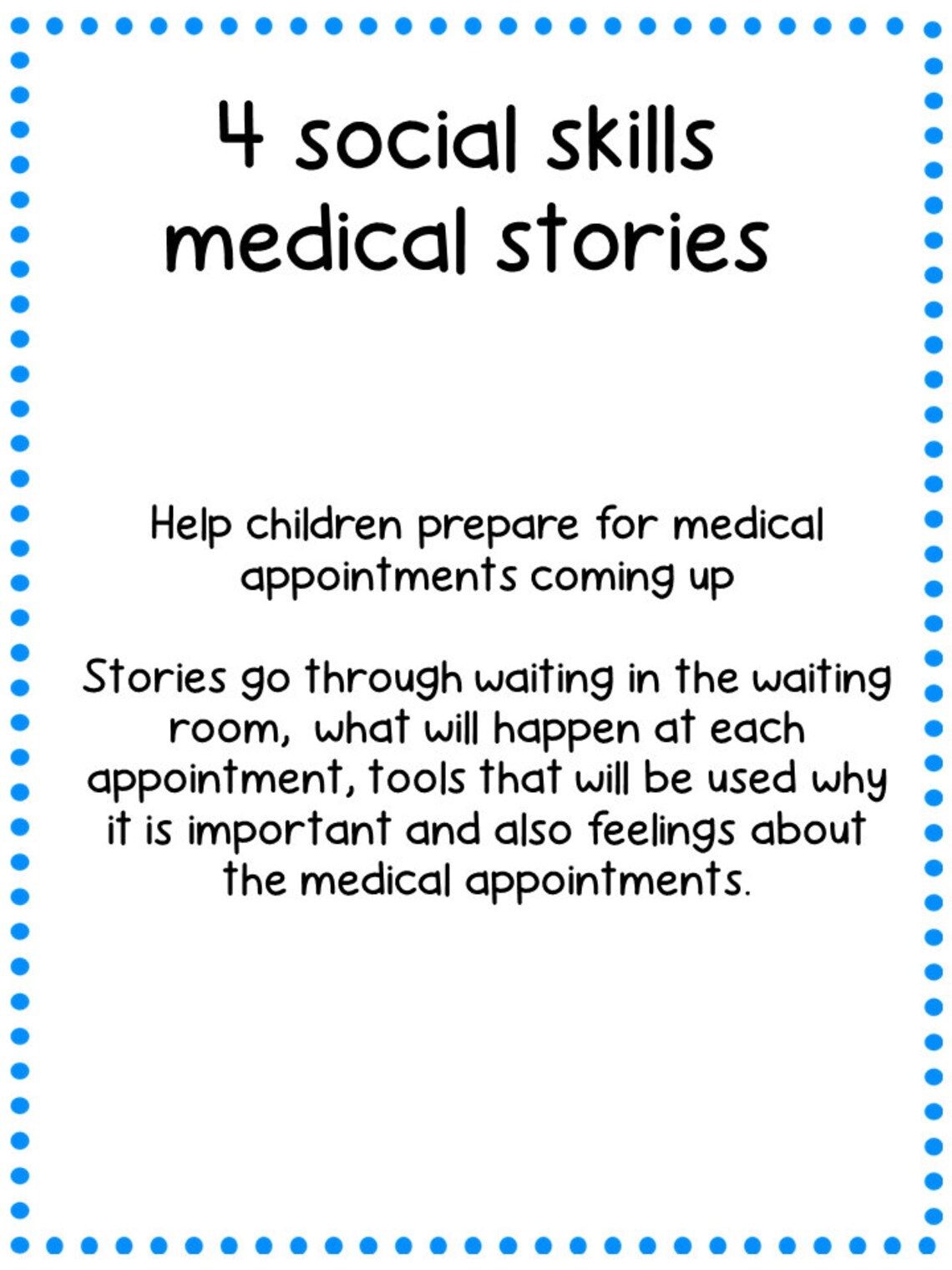 Medical Social Skills Stories, Doctor Social Skills Story, Dentist ...