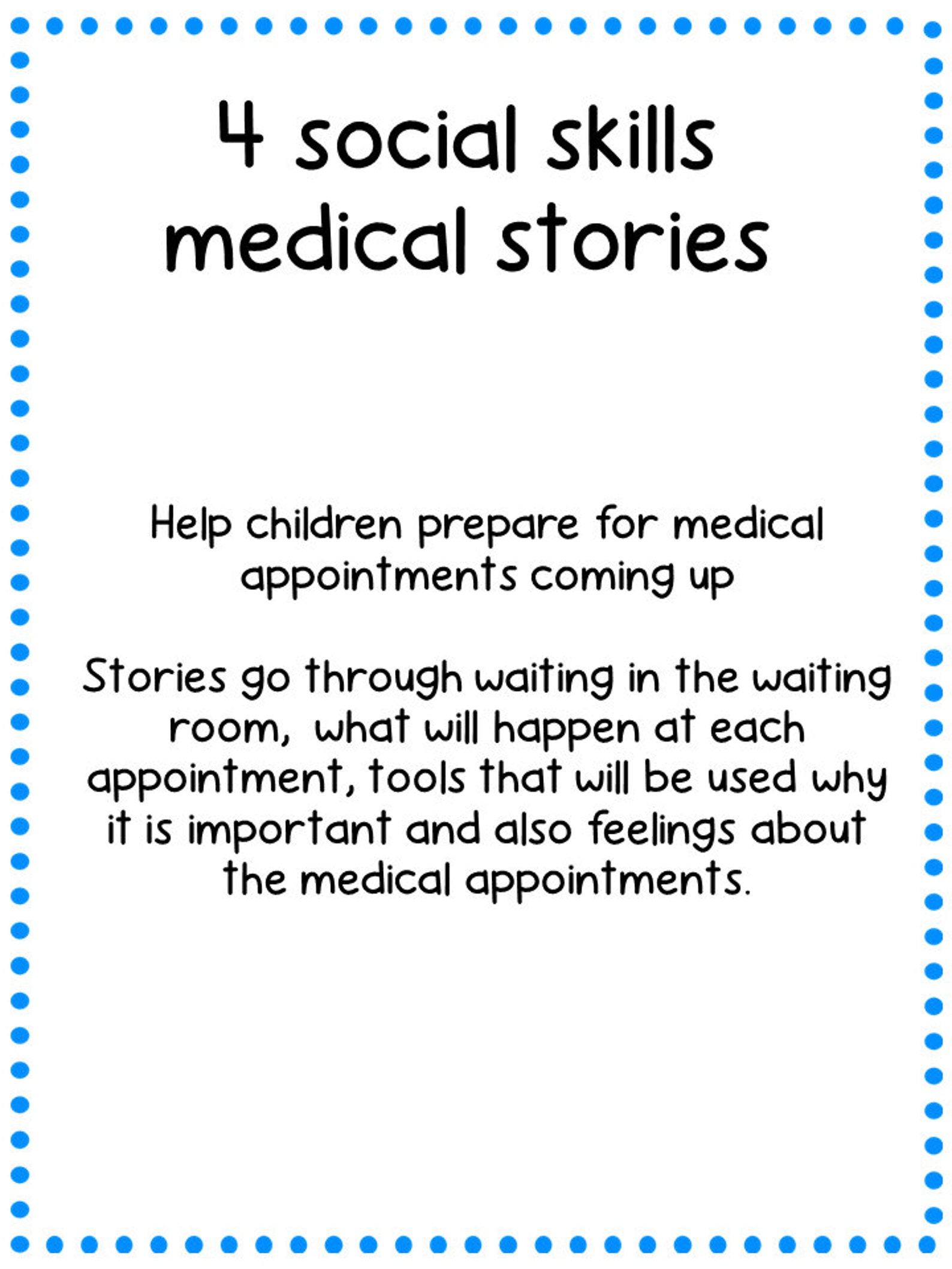 Medical Social Skills Stories, Doctor Social Skills Story, Dentist ...