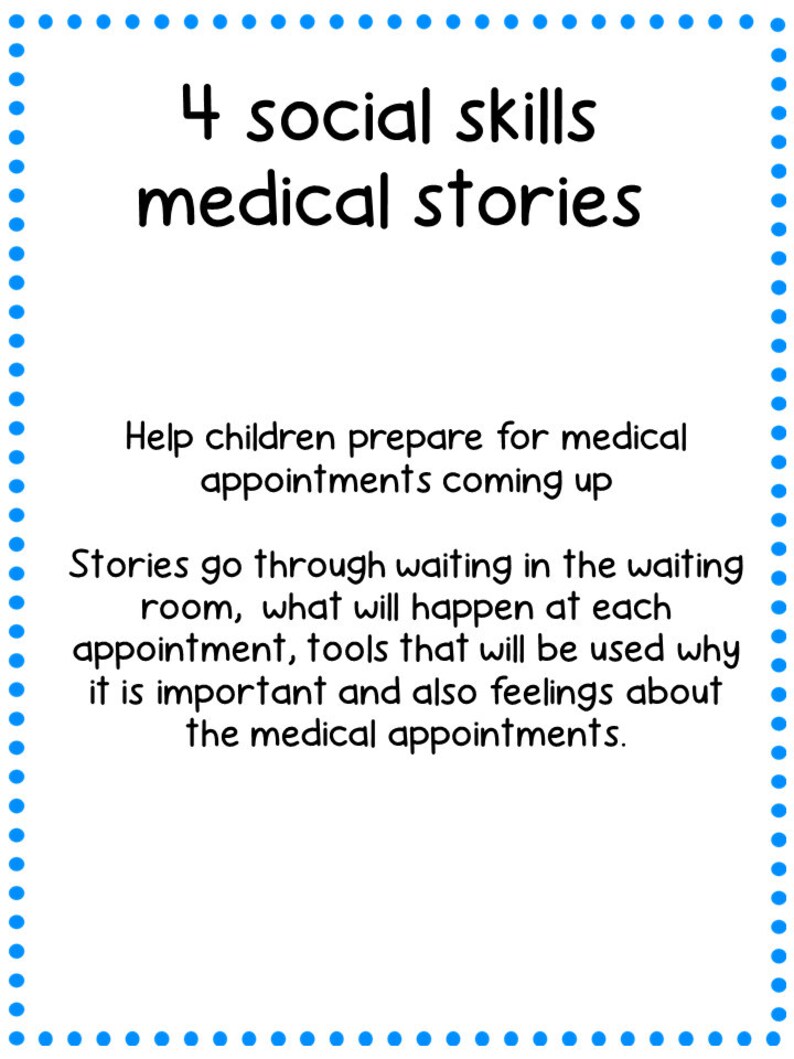 Medical Social Skills Stories, Doctor Social Skills Story, Dentist ...