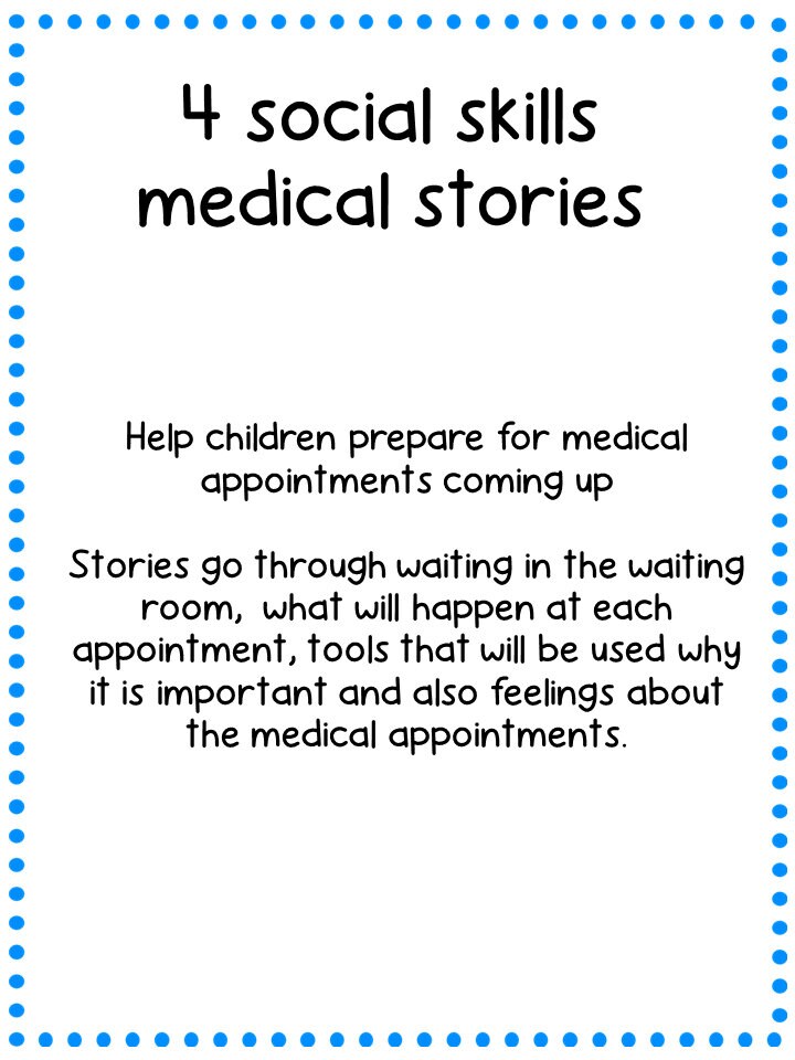 Medical Social Skills Stories, Doctor Social Skills Story, Dentist ...