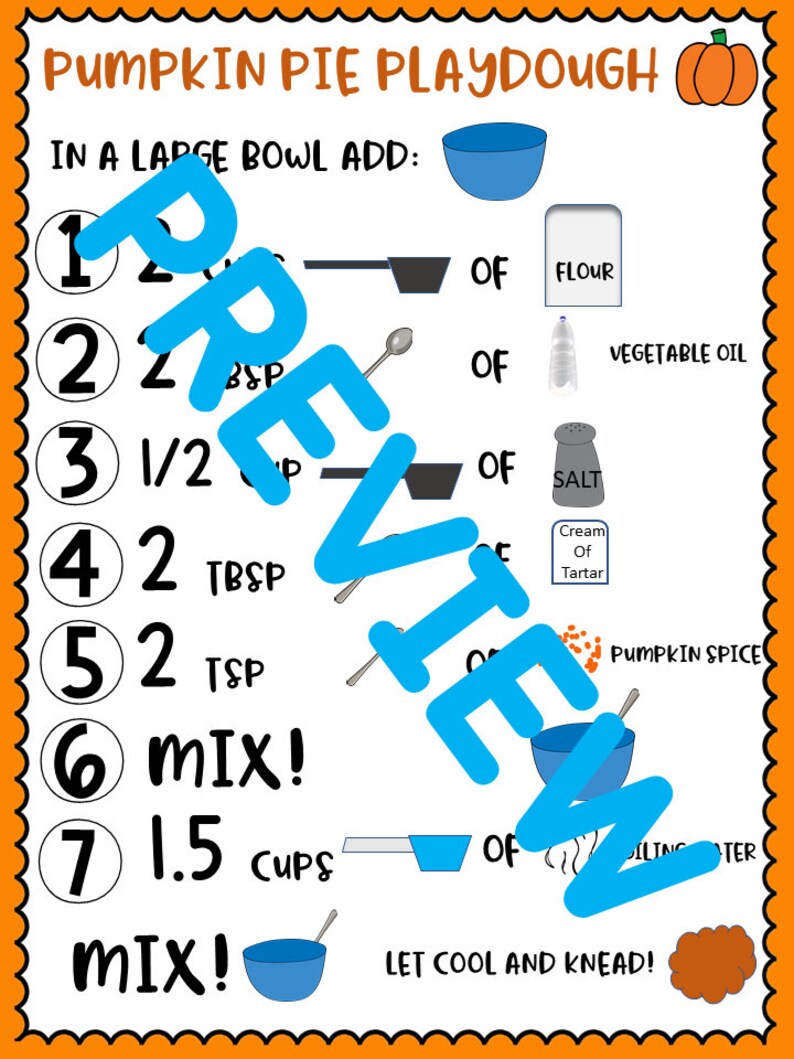 Playdough Recipe, Printable Cards, Gingerbread Playdough, Pumpkin ...