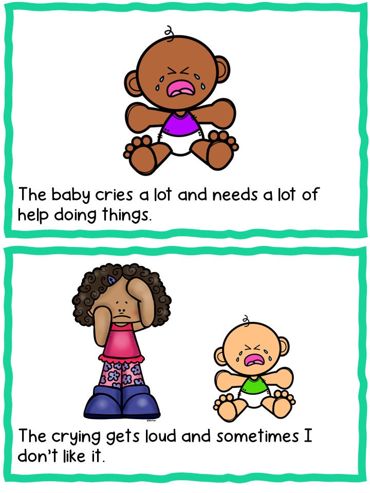 New Baby at Home Social Skills Story, Printable Social Skills Story ...