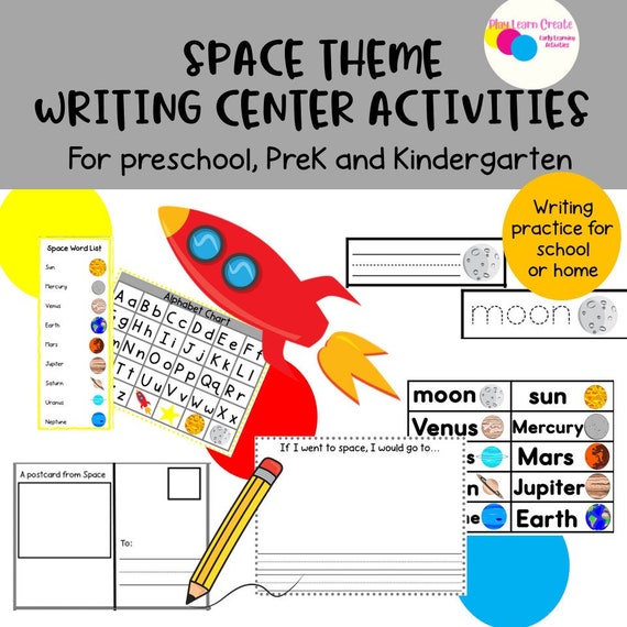 Space Theme Learning Space Writing Center Space Theme - Etsy