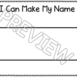 Personalized Printable Name Workbook, Custom Name Book, Printable ...