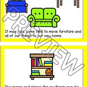 Moving Social Skills Story, Printable Social Story, New House Story ...