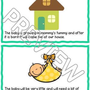 New Baby Social Skills Story, Printable Social Skills Story, Big ...