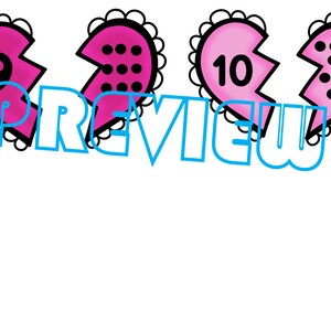 Heart Letter Matching Game, Printable Valentine's Day Game, Uppercase ...