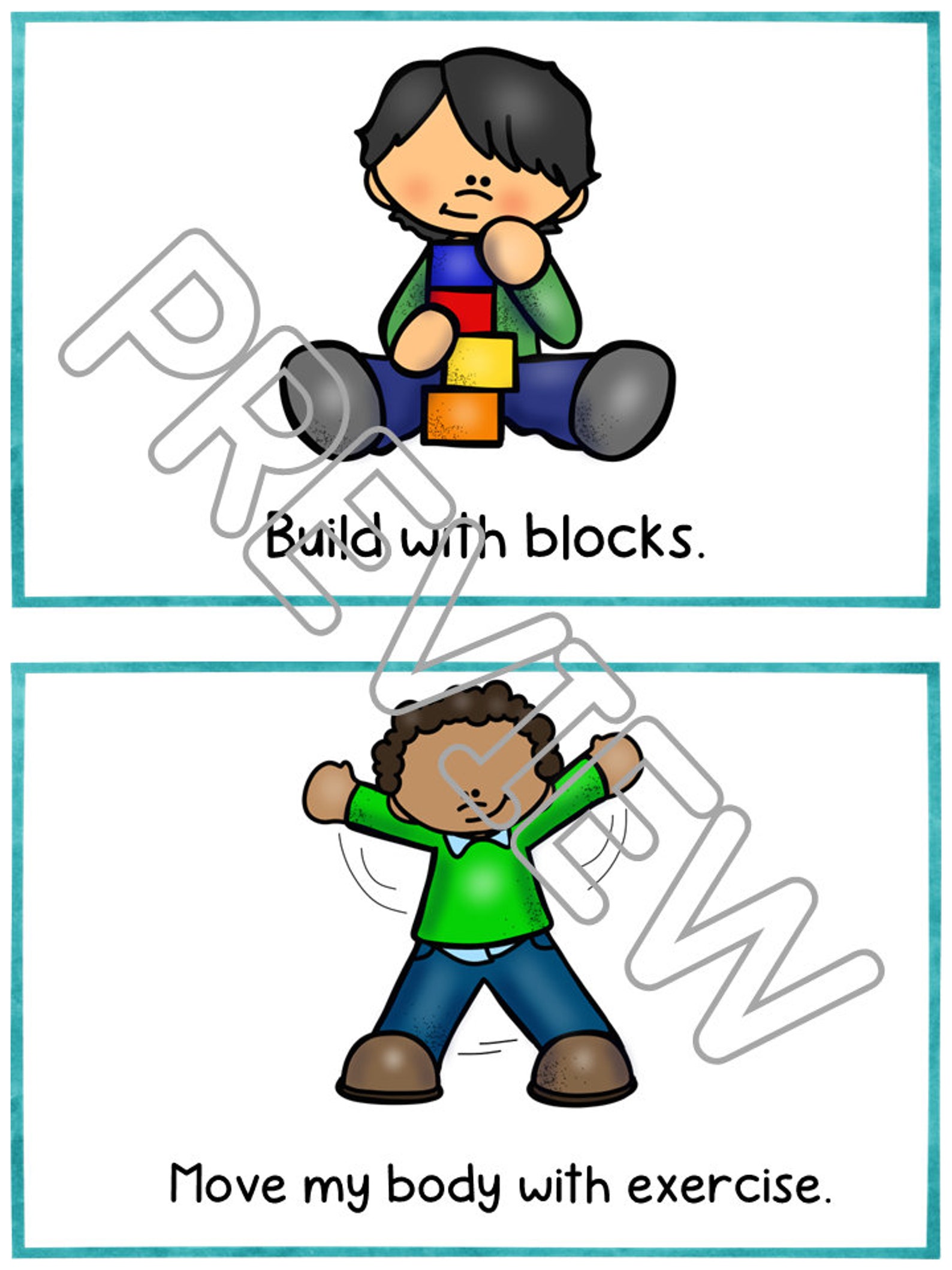 Printable Social Skills Story for Preschool, Feeling Mad, Calming ...