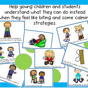 Biting Social Skills Story, Safety Social Skills Story, Safety Visuals ...