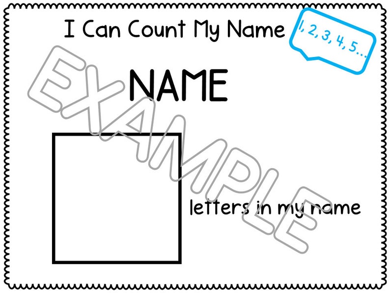 Personalized Name Workbook, Printable Name Book, Editable Name Activity ...