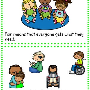 Fairness Social Skills Story Fairness Lesson It's Not - Etsy