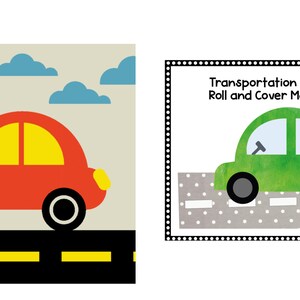 Transportation Theme Preschool, Printable Preschool Games, Vehicle ...