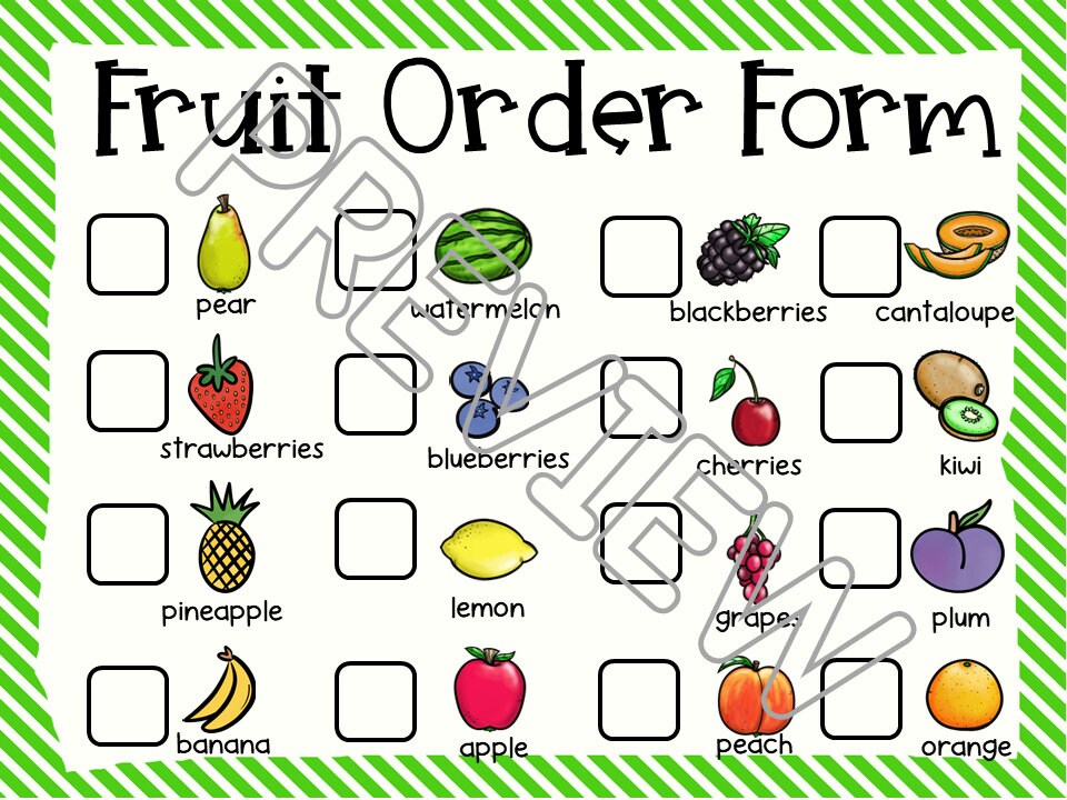 Dramatic Play Set Pretend Play Set Fruit Stand or - Etsy