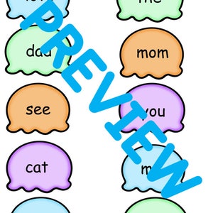 Sight Word Activity for Prek, Kindergarten and 1st Grade. Read and ...