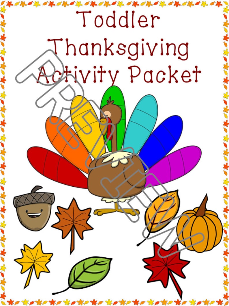 Toddler Thanksgiving Book, Fall, Learning, Toddler Learning Activities ...