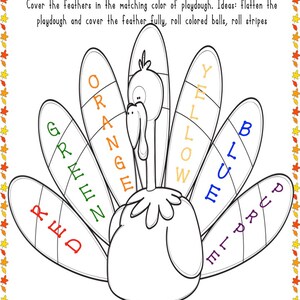 Toddler Thanksgiving Book Fall Learning Toddler Learning - Etsy