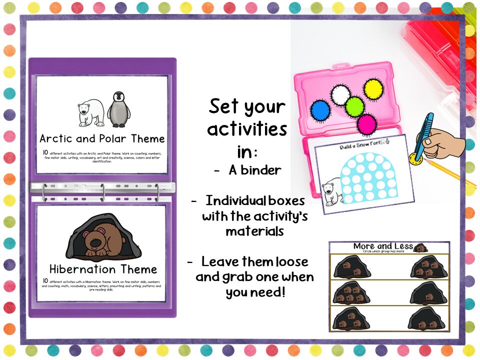 January Preschool Workbook, Polar Theme Preschool, Arctic Theme ...