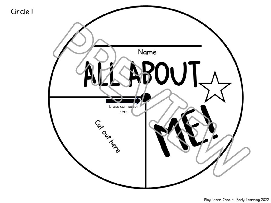 All About Me Craft, All About Me Theme, Preschool Craft, Printable All ...