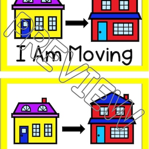 Moving Social Skills Story, Printable Social Story, New House Story ...