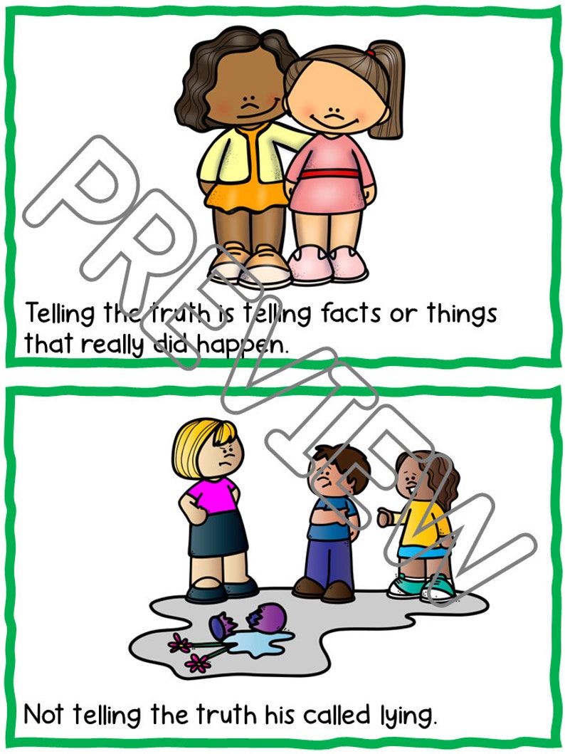 Telling the Truth Social Skills Story, Honesty Social Skills Story ...