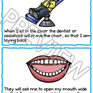 Going to the Dentist Printable Social Skills Story, First Dentist Visit ...