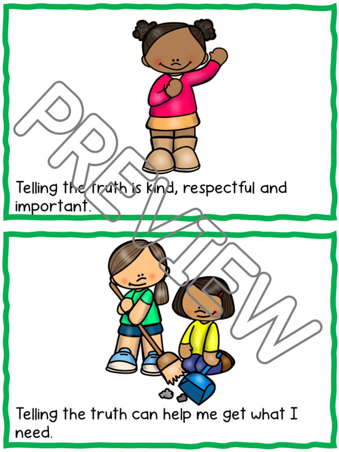 Telling the Truth Social Skills Story, Honesty Social Skills Story ...