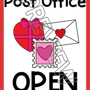 Valentine's Day Dramatic Play Set, Valentine's Day Post Office, Post ...