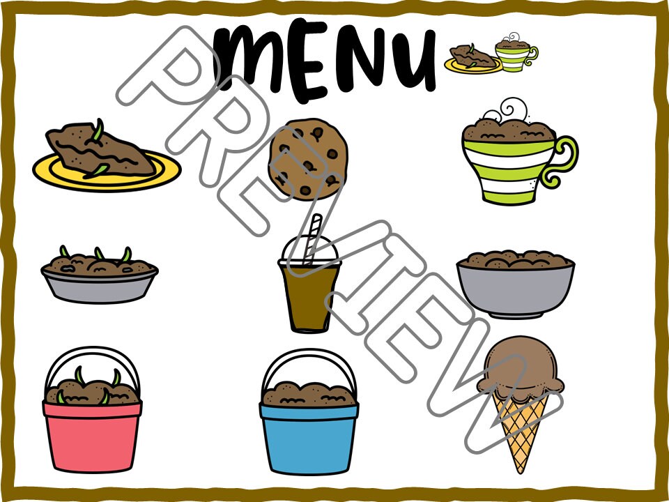 Mud Kitchen Cafe Dramatic Play, Outdoor Pretend Play Set, Summer ...