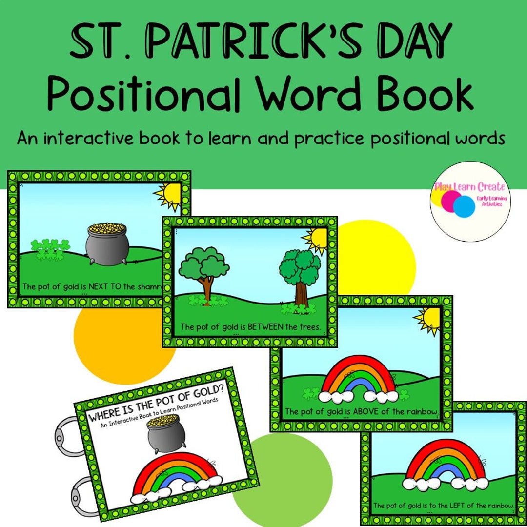 St. Patrick's Day Preschool Activity, Pot of Gold Book, Preschool ...