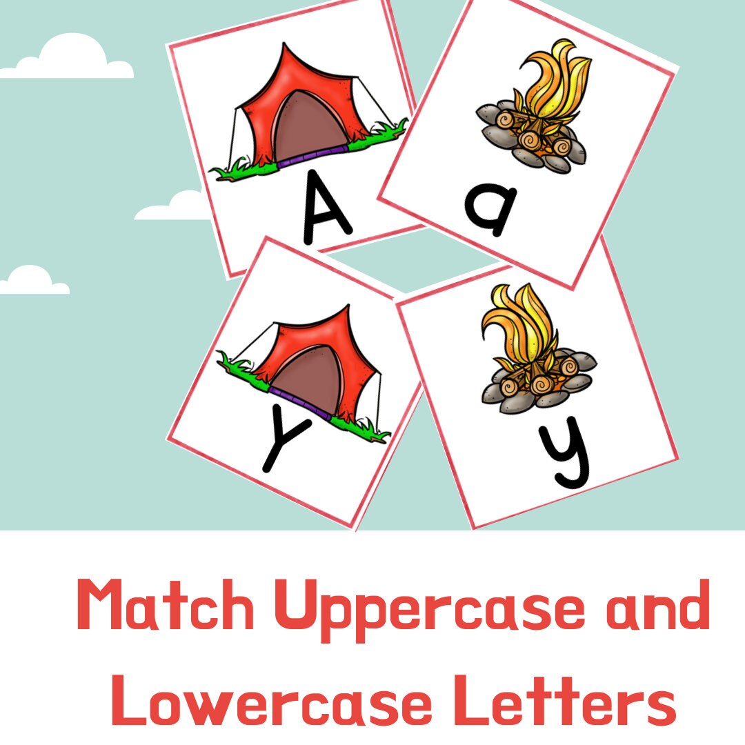Camping Theme Printables, Printable Letter Activities, Preschool ...
