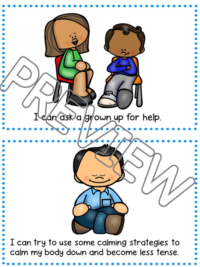 Hitting Social Skills Story Hitting Visuals Safety Story No - Etsy