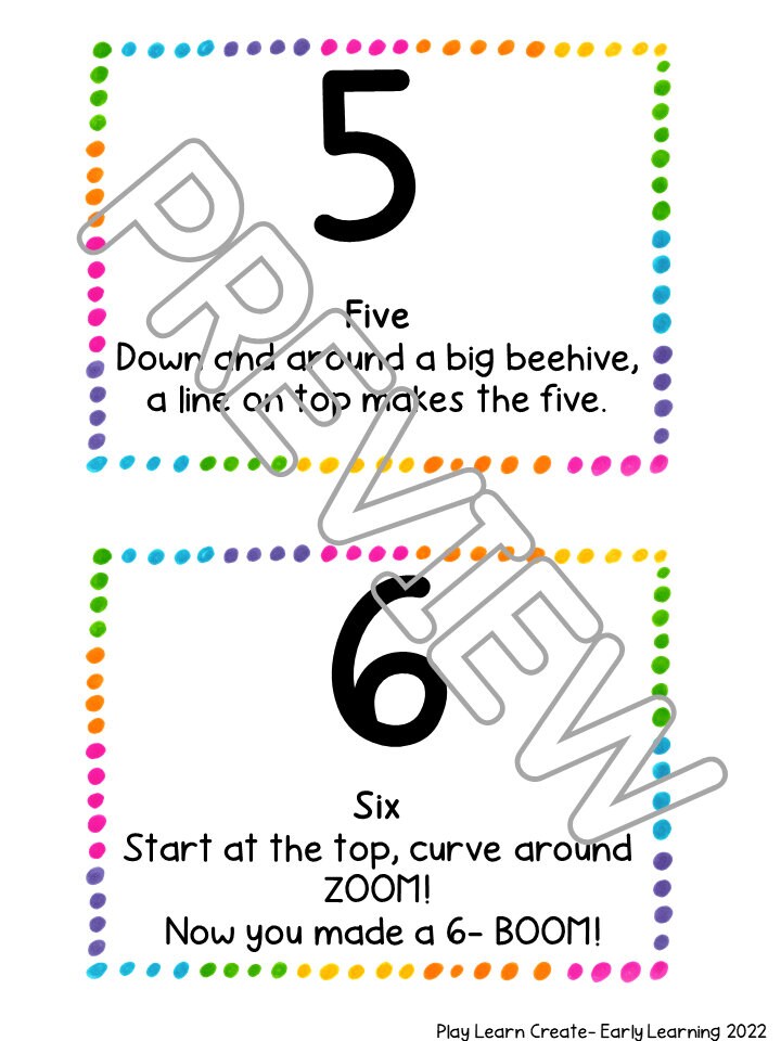 Number Activity Book, Number Printables for Preschool Math ...
