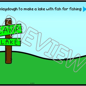 Camping Theme Playdough Mat, Camping Theme Learning, Camping Theme ...