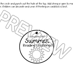 Summer Reading Challenge, Printable Reading Log, Printable Summer ...